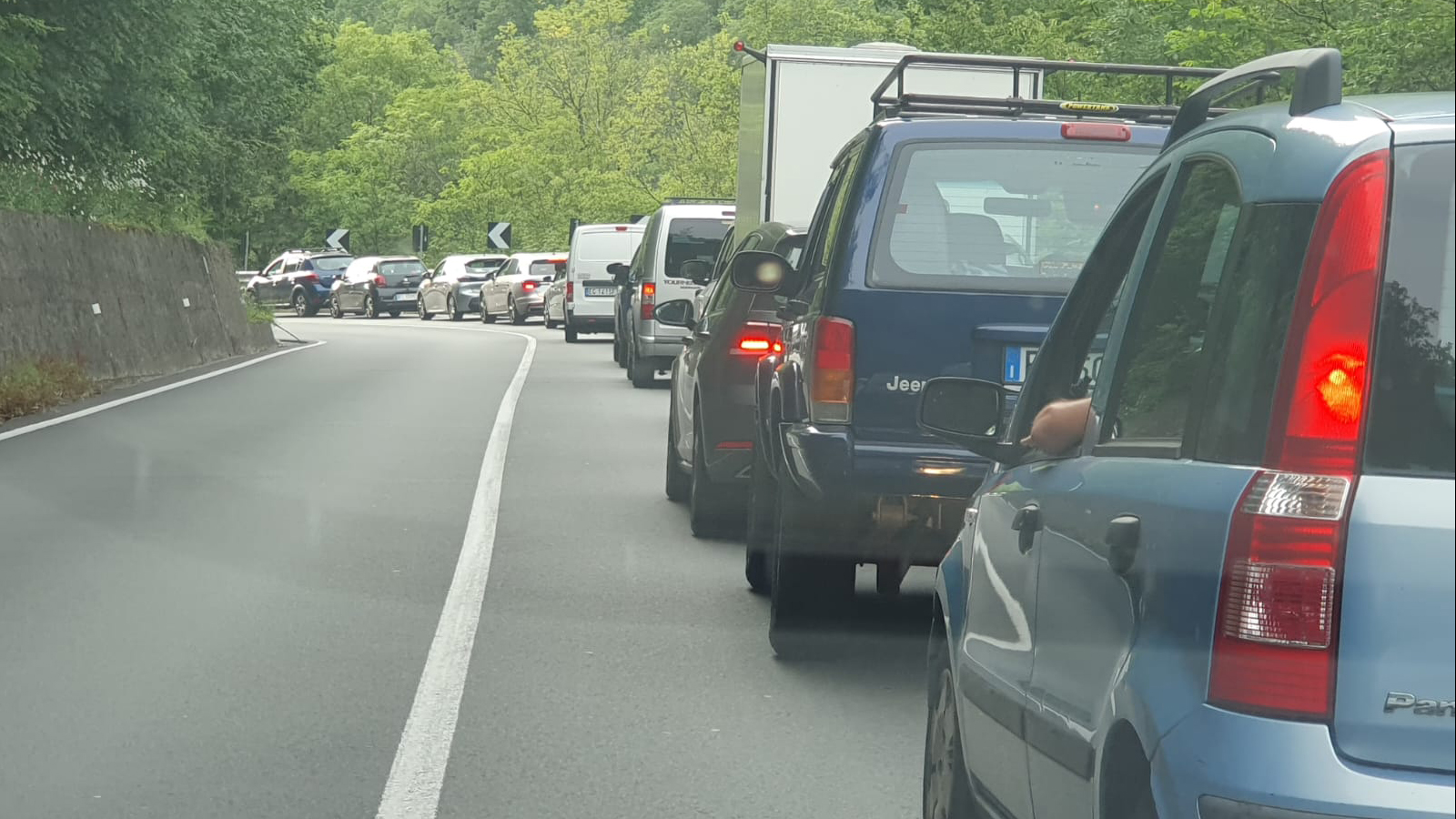 Rientro dalle seconde case e fiera a Struppa: 14 chilometri di coda ...