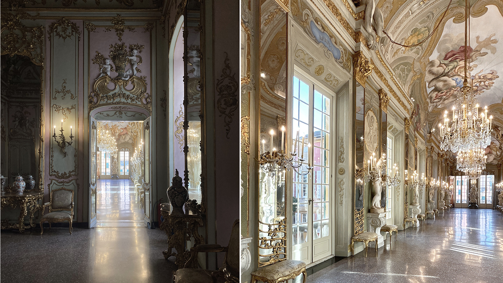 Palazzo Reale, la Galleria degli specchi riapre recuperata in tutta la ...